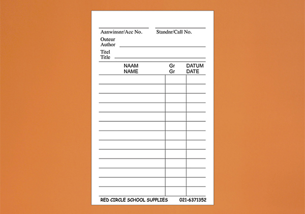 Red Circle Library Supplies | Library Supplies