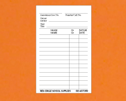 Red Circle School Supplies | LIBRARY SUPPLIES : Issue Cards and Pockets